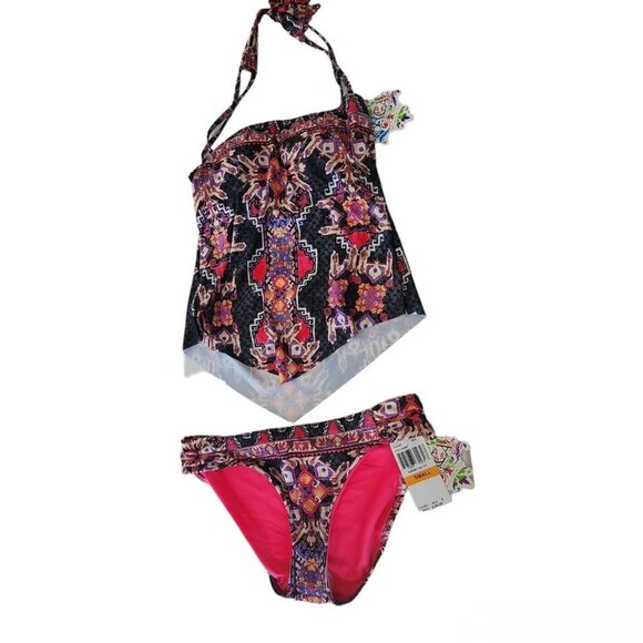 BECCA | Swim | Becca By Rebecca Virtue 2 Piece Tankini Set Cozumel ...